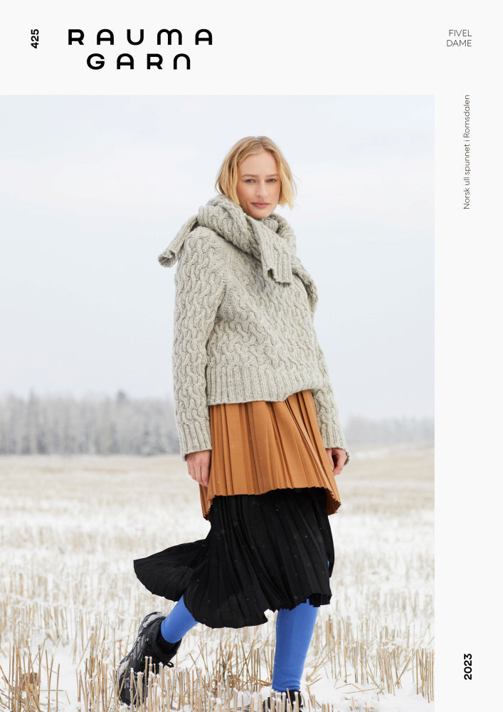 Rauma pattern booklet 425 Fivel, lady – Lilla garnbutiken